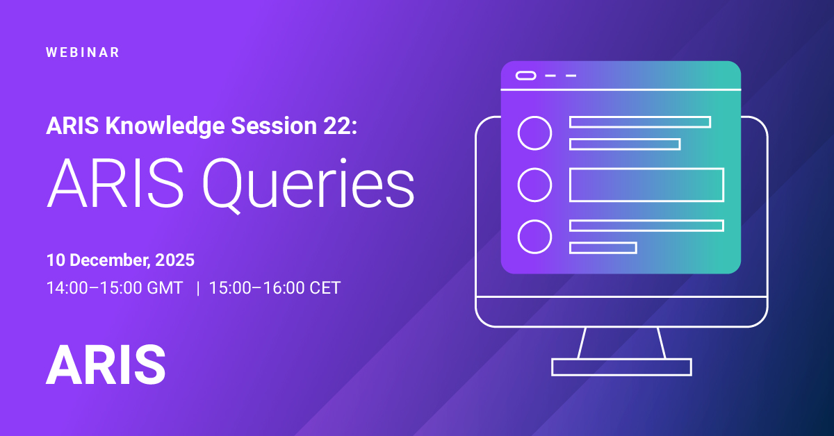 Webinar: Save the Earth with ARIS! A Tech Talk on ARIS Process Mining ...
